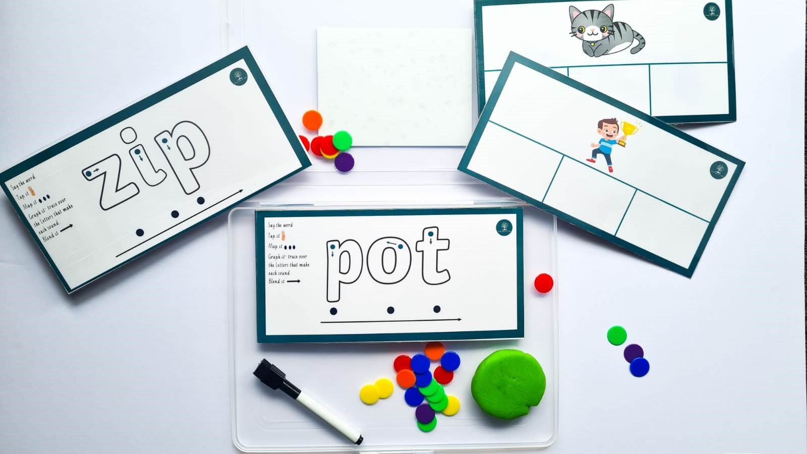 50 CVC Word Cards - Prosperous Leaners